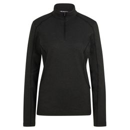 Sweatshirt Ziener "JENITA-Z midlayer lady", Damen, Gr. 34, schwarz, Obermaterial: 88% Polyester (recycelt), 12% Elasthan, Sweatshirts