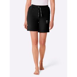 Jerseyhose feel good, Damen, Gr. 52/54, Normalgr&ouml;&szlig;en, schwarz, 95% Baumwolle, 5% Elasthan, unifarben, Hosen Jerseyhose