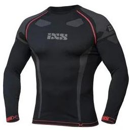 iXS Underwear Shirt 365 Langarm Funktions-Shirt schwarz / grau XS/S