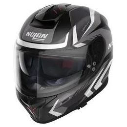 Nolan N80-8 Rumble N-Com Matt Schwarz / wei&szlig; Integralhelm XL