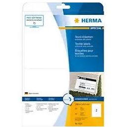 Herma Namensschilder 4519 Weiß Rechteckig 200 x 144 mm 20 Blatt à 2 Etiketten