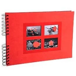 Exacompta Passion Spiralfotoalbum Hardback Papier 22 x 32 x 3 cm Rot