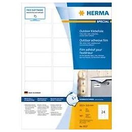 Herma Wassserfeste Etiketten 9537 DIN A4 63,5 x 33,9 mm 40 Blatt à 24 Etiketten