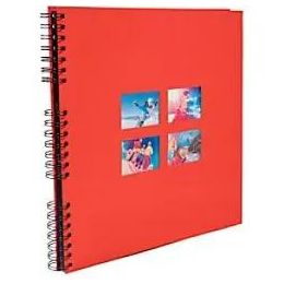 Exacompta Milano Spiralfotoalbum Hardback Papier 33 x 35 x 3,3 cm Rot