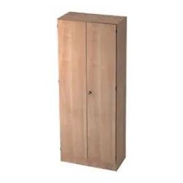 Hammerbacher Schrank Melamin 5 Fachb&ouml;den 800 x 420 x 2.004 mm Walnuss Braun