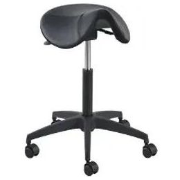 Euroseats Ergonomischer Hocker Matera Nylon, Mittelschwarz
