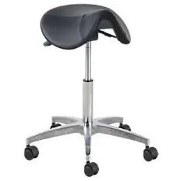Euroseats Ergonomischer Hocker Matera Medium Schwarz