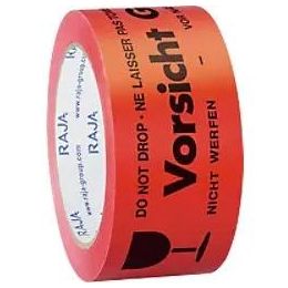 RAJA Signalklebeband Rot 50 mm (B) x 66 m (L) PP (Polypropylen)