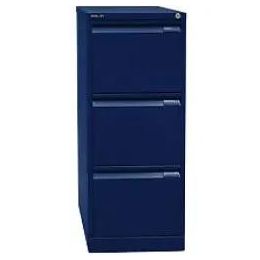 Bisley Aktenschrank A4BS3E 3 Sch&uuml;be Oxfordblau 413 x 622 x 1.016 mm