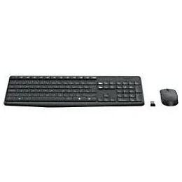 Logitech Tastatur-Maus-Set MK235 Kabellos QWERTZ DE