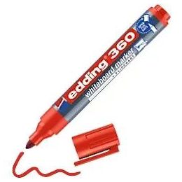 Edding 360 Non-permanent Whiteboard-Marker Rot Mittel Rundspitze 1,5 - 3 mm