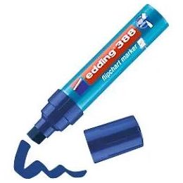 Edding 388 Flipchart-Marker Extra Breit Keilspitze 4 - 12 mm Blau Wasserbeständig