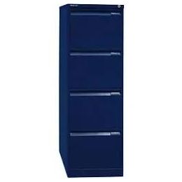 Bisley Aktenschrank A4BS4E 4 Schübe Oxfordblau 413 x 622 x 1.321 mm