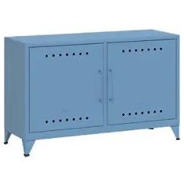 Bisley Fern Sideboard Metall 1.140 x 400 x 725 mm Blau