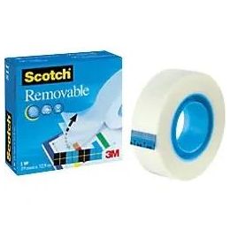 Scotch Klebeband Scotch Magic Removable Transparent 19 mm (B) x 33 m (L) Klebefolie Niedrige Lautstärke