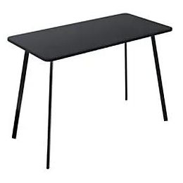 PAPERFLOW Homeoffice-Schreibtisch Rechteckig Schwarz 4 Metallfüße 1.000 (B) x 500 (T) x 750 (H) mm Melamin