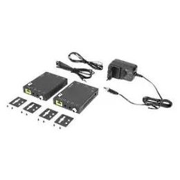 ACT HDMI-Extender HDMI-Buchse RJ45 (8P8C) Buchse Schwarz