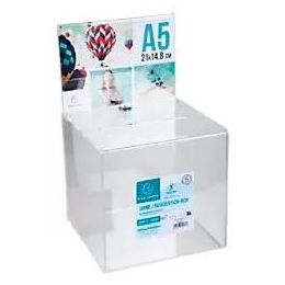Exacompta Office Vorschlagsbox DIN A5 21 (B) x 21 (T) x 36,5 (H) cm Transparent