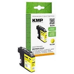 KMP Kompatibel Brother LC223Y Tintenpatrone Gelb