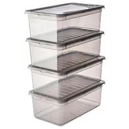 keeeper Kunststoff Aufbewahrungsbox 5,6 L With Lid Grau 19,5 x 33 x 22 cm
