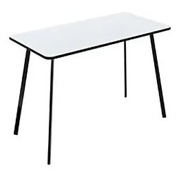 PAPERFLOW Homeoffice-Schreibtisch Rechteckig Weiß 4 Metallfüße 1.000 (B) x 500 (T) x 750 (H) mm Melamin