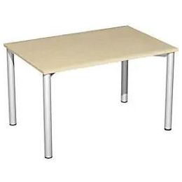 Speed Office Schreibtisch Rechteckig Ahorn 1.200 (B) x 800 (T) x 720 (H) mm MFC (Melaminbeschichtete Spanplatte)