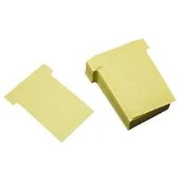 Ultradex T-Karten Schmal Hellgelb 6,5 x 8,5 cm 100 Stück