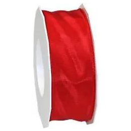 PR&Auml;SENT PRAESENT Seidenband 4644025-609 Rot 40 mm x 25 m 2 St&uuml;ck