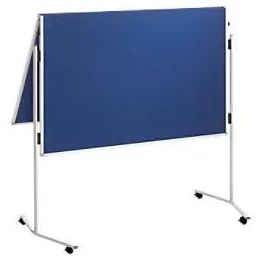 Franken Premiumline Moderationstafel Nicht magnetisch Freistehend 1280 mm (B) x 1950 mm (H) Filz Blau