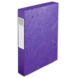 Exacompta Archivbox 16015H DIN A4 Karton 25 (B) x 33 (H) cm Violett 6,0 cm 10 St&uuml;ck
