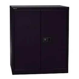 Bisley Universal Schrank Stahl 1 Fachboden abschließbar 914 x 400 x 1.000 mm Schwarz