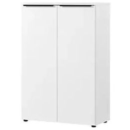 Germania GW-Mailand Aktenschrank Spanplatte 2 Fachböden 810 x 400 x 1.200 mm Weiß