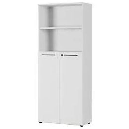 Germania Schrank Agenda Melamin 4236-69AUFB Hellgrau 800 x 400 x 1.970 mm