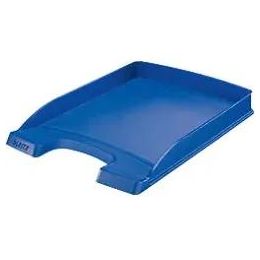 Leitz Plus Briefablage 5237 Slim DIN A4 Blau 25,5 x 35,7 x 3,5 cm