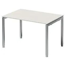 Bisley Cito Höhenverstellbar Schreibtisch Hellgrau 4 Metallfüße 1.200 (B) x 800 (T) x 740 (H) mm MFC (Melaminbeschichtete Spanplatte), Stahl