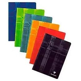 Clairefontaine A5+ kartongebundenes Notizbuch mit laminiertem Pappe Cover Liniert 36 Blatt