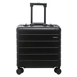 alumaxx Gravity Trolley-Koffer 42 x 22,5 x 44 cm Aluminium Schwarz