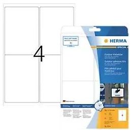 Herma Wetterfeste Etiketten 9534 Rechteckig DIN A4 99,1 x 139 mm 10 Blatt à 4 Etiketten