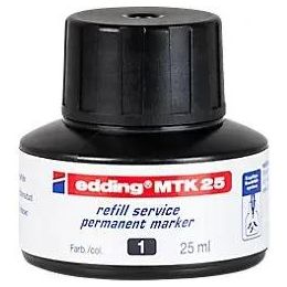 Edding Permanentmarker Nachfüllpackung Schwarz MTK25 25 ml