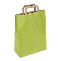 RAJA Tragetasche Papier Grün 16 x 39 x 32 cm 50 Stück