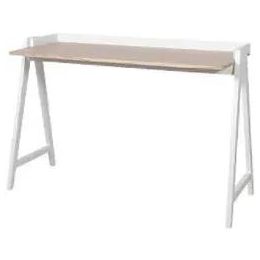Schaffenburg Domestico Schreibtisch Rechteckig Eiche Wangen-Fuß 1.230 (B) x 600 (T) x 800 (H) mm Melamin