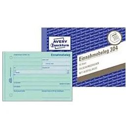 Avery Zweckform Einnahmebelege 304 DIN A6 quer Perforiert N/A 50 Blatt