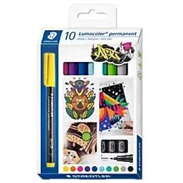 Staedtler Lumocolor OHP-Marker Fein Rundspitze Farbig sortiert 10 St&uuml;ck