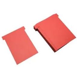 Ultradex T-Karten Breit Ziegelrot 9,2 x 12 cm 100 Stück