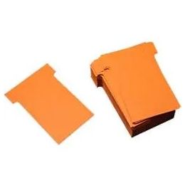 Ultradex T-Karten Schmal Rotorange 6,5 x 8,5 cm 100 Stück