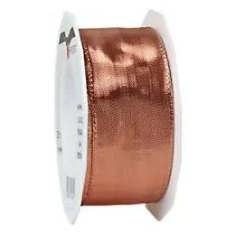 PR&Auml;SENT PRAESENT Geschenkband 1424020-344 Rosegold 40 mm x 20 m 2 St&uuml;ck