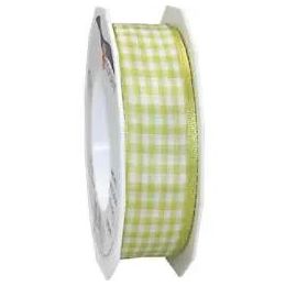 PR&Auml;SENT PRAESENT Motivband 6192520-027 Limette, Wei&szlig; 25 mm x 20 m 2 St&uuml;ck