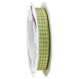 PR&Auml;SENT PRAESENT Motivband 6191520-027 Limette, Wei&szlig; 15 mm x 20 m 2 St&uuml;ck