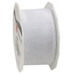 PRÄSENT PRAESENT Organza 6014025-601 Weiß 40 mm x 25 m 3 Stück