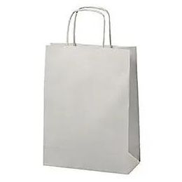 Papiertüte Gewundener Griff 180 x 80 x 240 mm 3,5 L Weiß 300 Stück